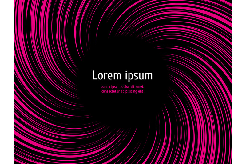 Colorful spiral speed on black background By Microvector | TheHungryJPEG