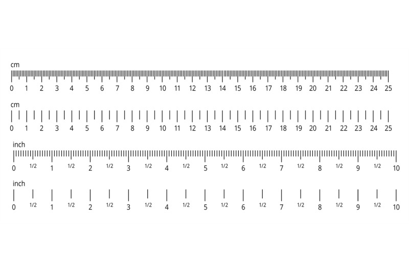Metric inch ruler store