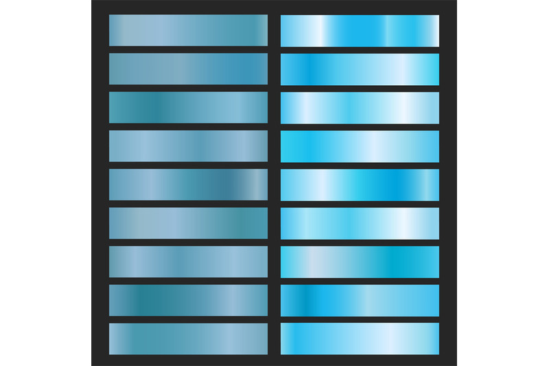 Blue metal foil gradients By vectortatu | TheHungryJPEG