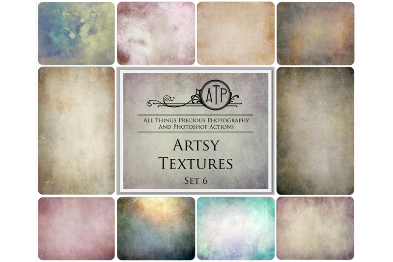 Artsy Textures - SET 6 By ATPTEXTURES | TheHungryJPEG