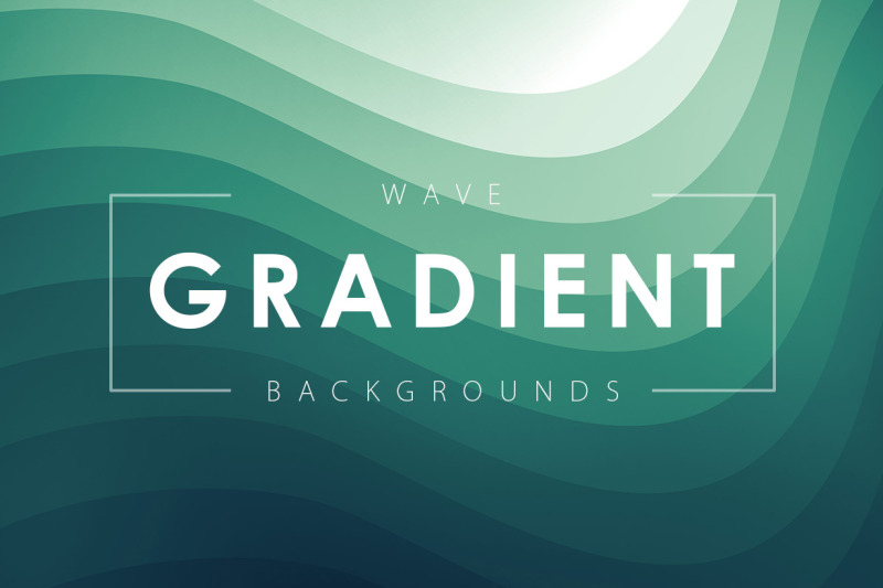 Wave Gradient Backgrounds By ArtistMef | TheHungryJPEG