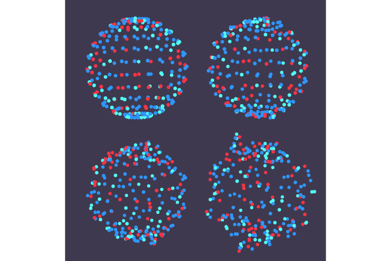 Molecular Structure Vector Atom Abstract Object Geometric Shape Design Molecule Grid