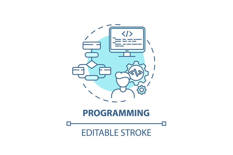 Programming concept icon By bsd studio | TheHungryJPEG