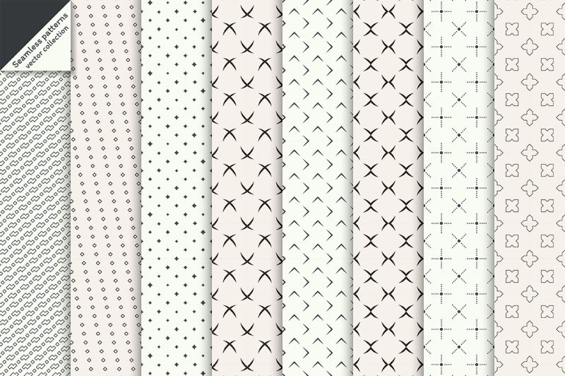 Set of seamless patterns By Graphic Shop | TheHungryJPEG