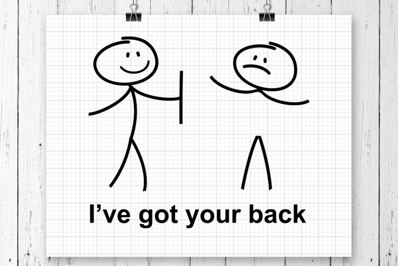 I've Got Your Back SVG Printable By SVG FUL | TheHungryJPEG.com I've Got Your Back SVG Printable By SVG FUL | TheHungryJPEG.com