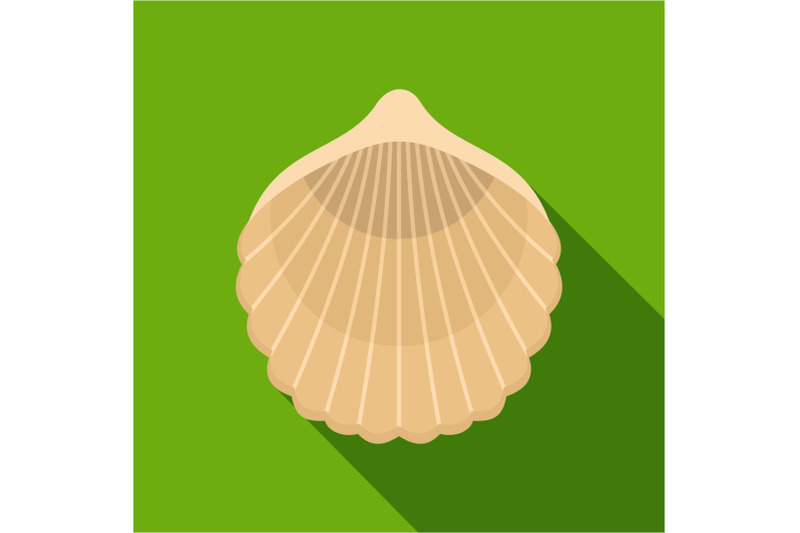 Beautiful shell icon, flat style By Anatolir56 | TheHungryJPEG