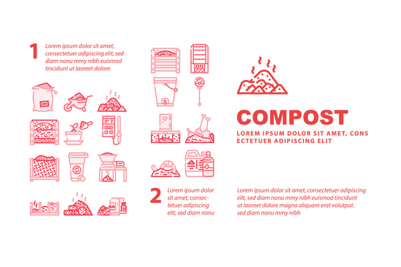 Compost Production Landing Header Vector By Sevector Thehungryjpeg