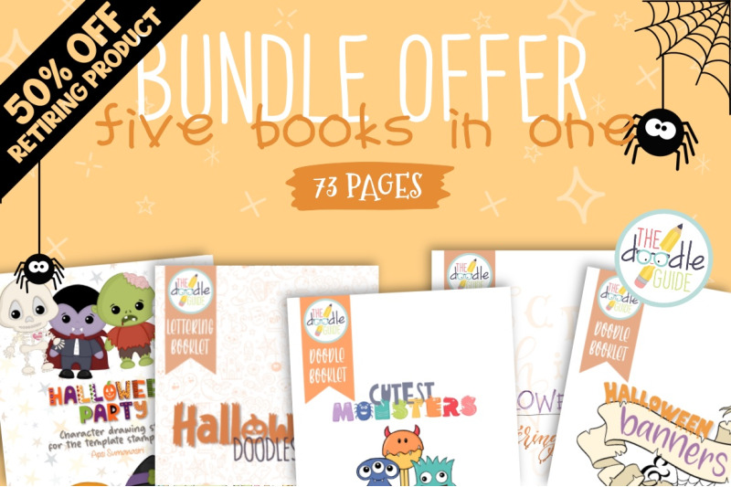 BUNDLE OFFER - Five Halloween books in one By The Doodle Guide ...