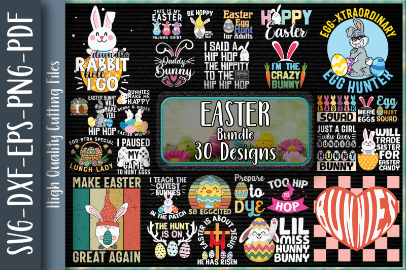 Easter Bundle-30 Designs-220207 By Unlimab | TheHungryJPEG