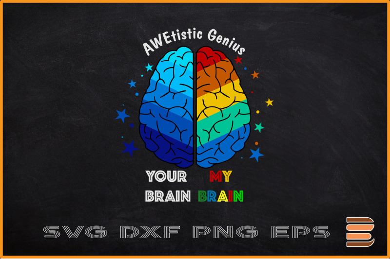 Awetistic Genius Autism Awareness By Chippoadesign Thehungryjpeg