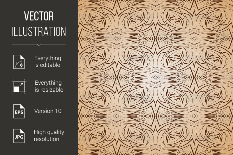 Abstract pattern in brown and beige By DvargShop | TheHungryJPEG