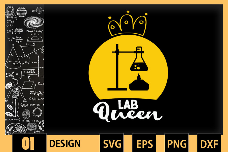 Lab Queen Laboratory Science By Pecgine | TheHungryJPEG