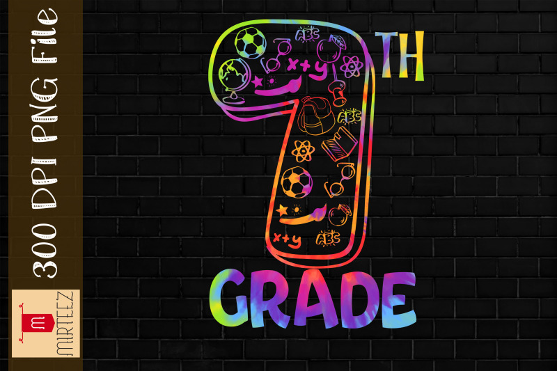 7th Grade Hello Seventh Back To School By Zemira | Thehungryjpeg