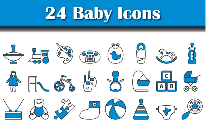 Baby Icon Set By Angelp | TheHungryJPEG