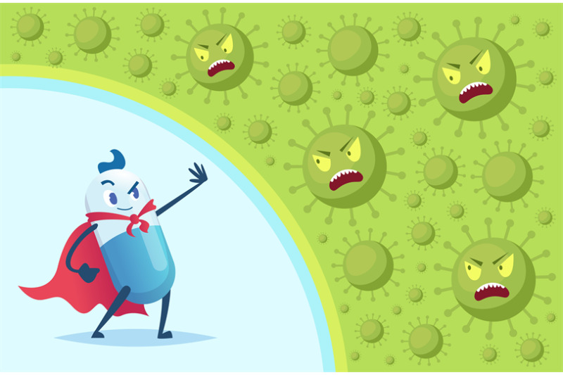 Virus protection background. Strong antibiotic fight bacteria medicine ... Virus protection background. Strong antibiotic fight bacteria medicine ...