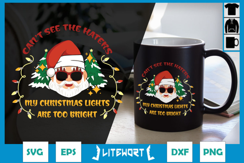 Santa Cant See The Haters Svg By Pecgine Thehungryjpeg