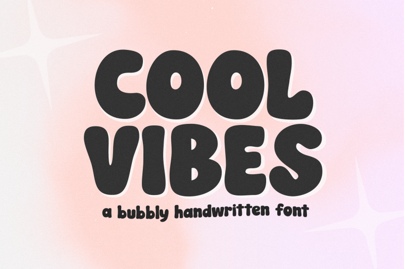 Cool Vibes - Bubbly Retro Font By KA Designs | TheHungryJPEG