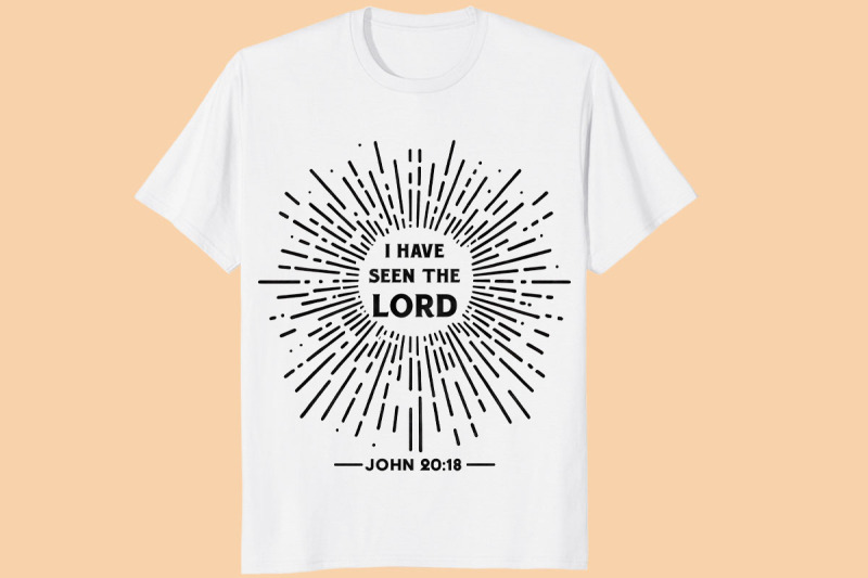 I Have Seen The Lord John 20:18 By Novalia | TheHungryJPEG