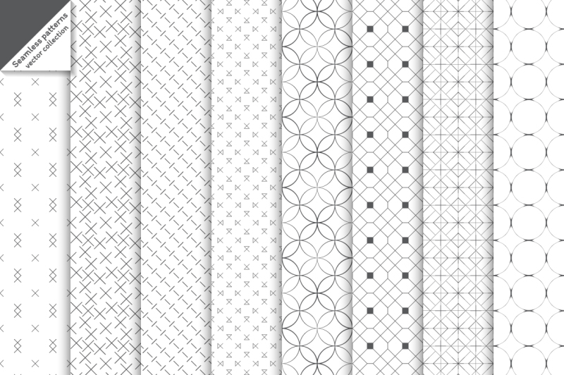 Modern seamless patterns By Graphic Shop | TheHungryJPEG