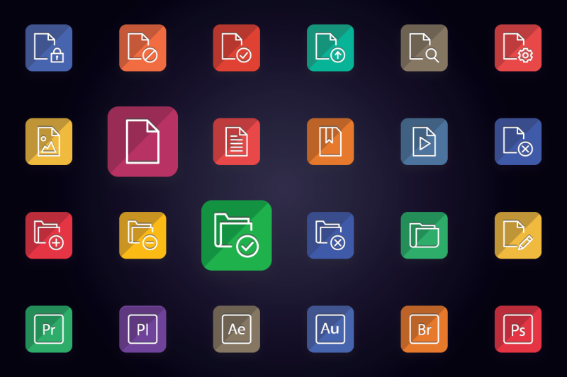 Documents, Folder & File Types Icons By ChamIcon | TheHungryJPEG