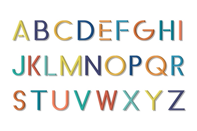 Colorful font - english alphabet By ExpressShop | TheHungryJPEG Colorful font - english alphabet By ExpressShop | TheHungryJPEG