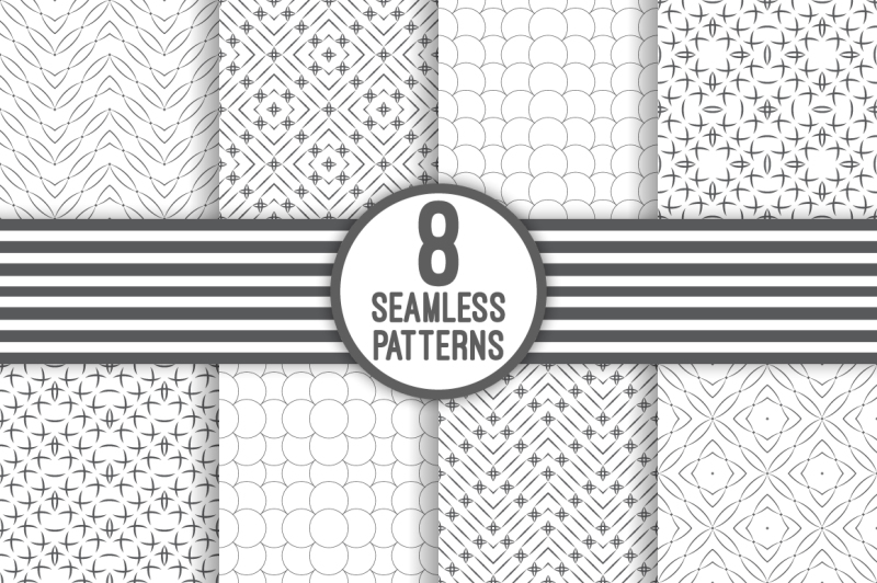 Collection of seamless patterns By Graphic Shop | TheHungryJPEG