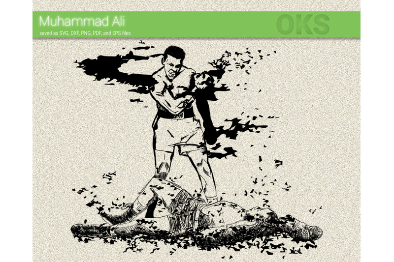 Muhammad Ali Svg Svg Files Vector Clipart Cricut Download By Crafteroks