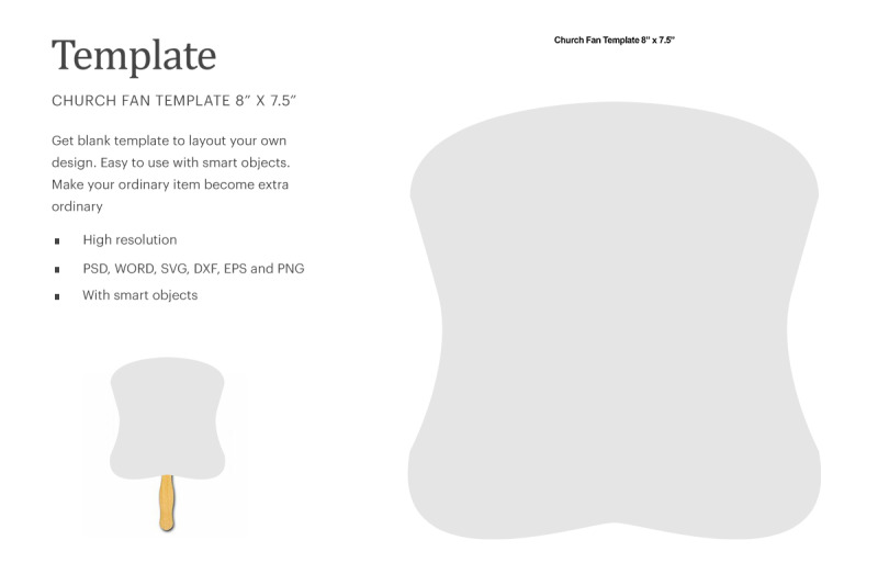 Free Printable Church Fan Template Printable World Holiday