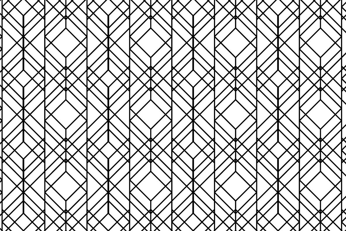 12 Linear Geometric Patterns Part 1 By Softulka TheHungryJPEG