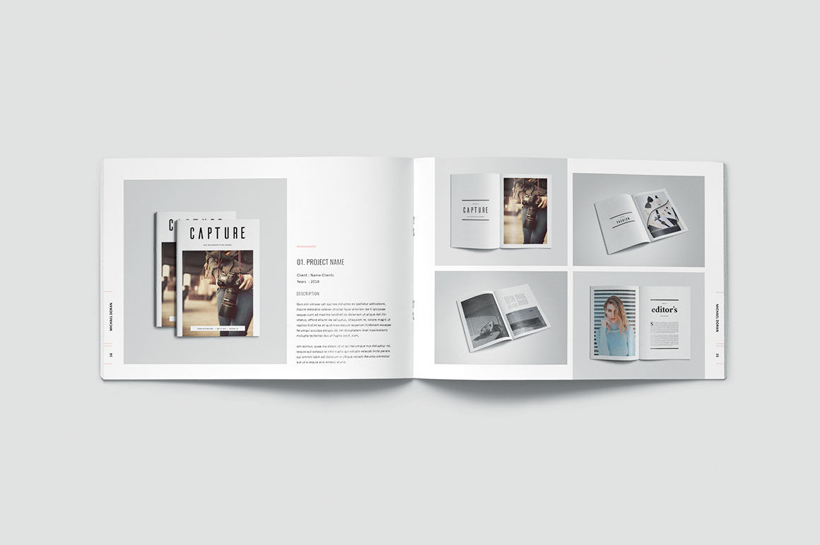 Graphic Design Portfolio Template Mosi