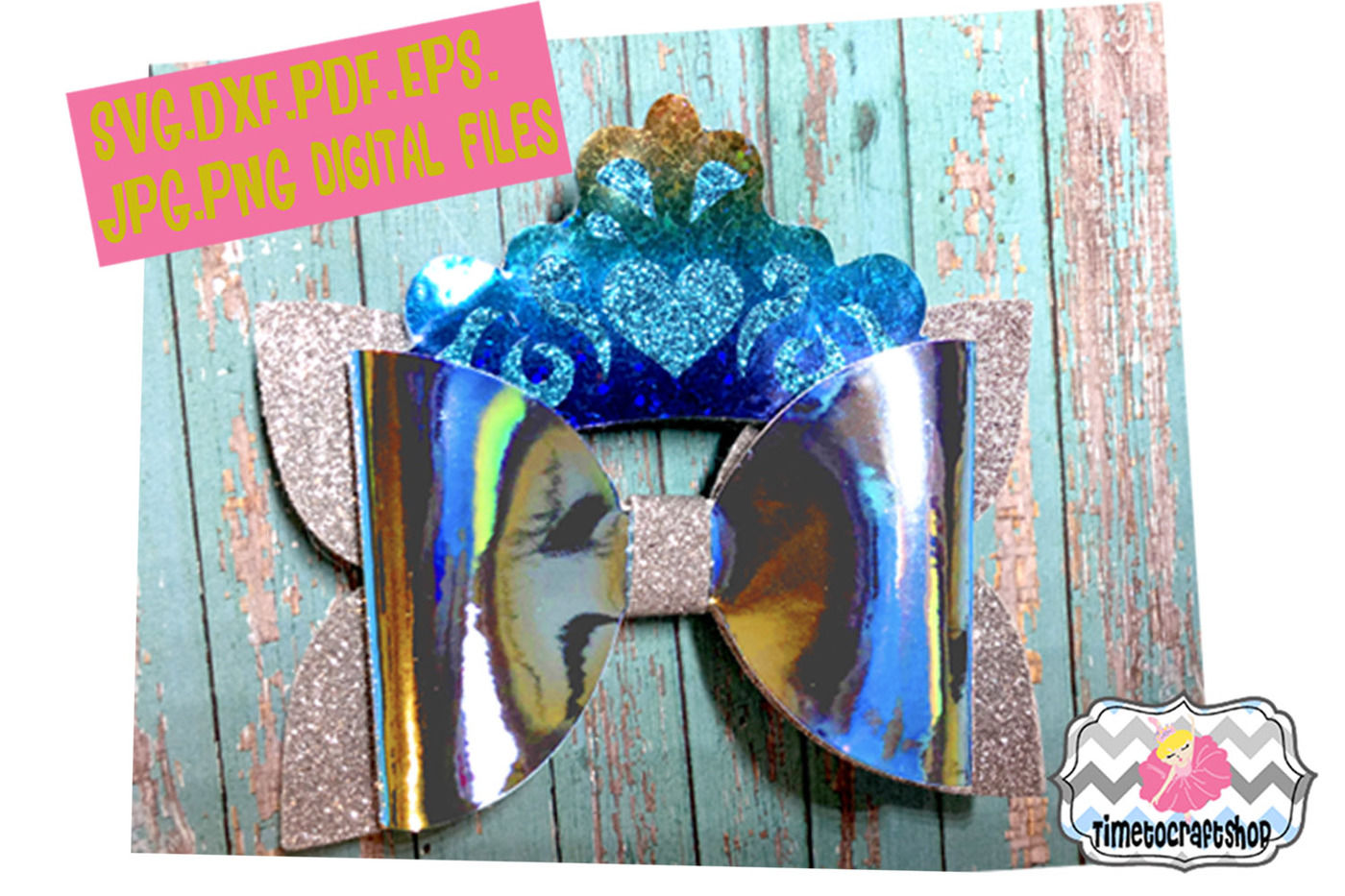 SVG Cut File Princess Crown Cut File SVG Cutting File Felt Crown 