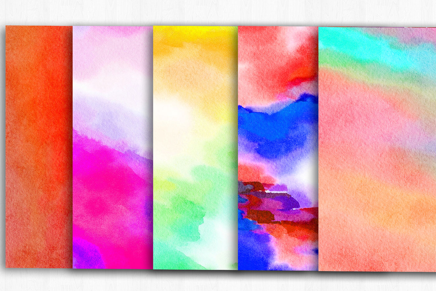 Watercolor Background Digital Paper By BonaDesigns | TheHungryJPEG.com