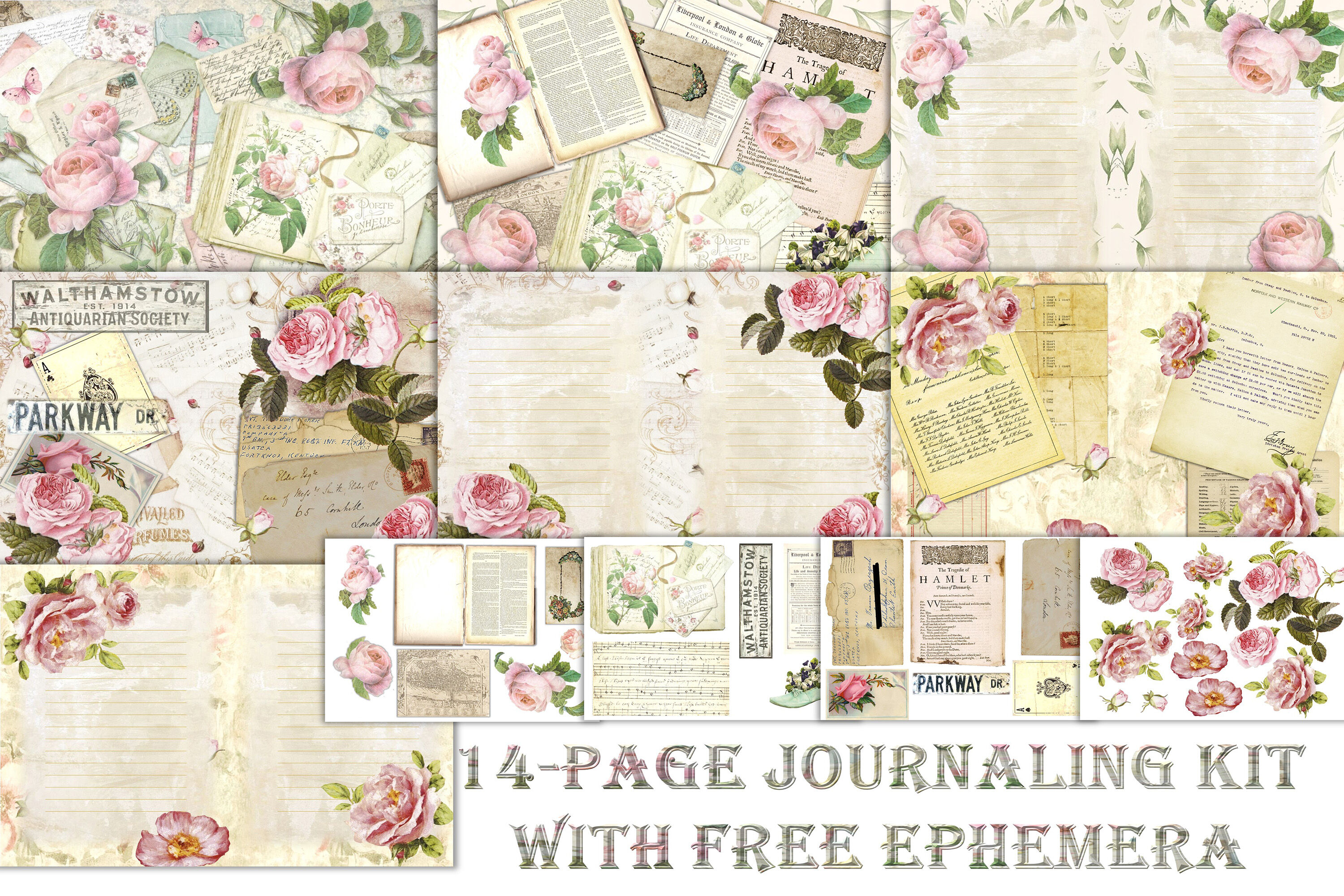 Junk Journal Printables Free PRINTABLE TEMPLATES
