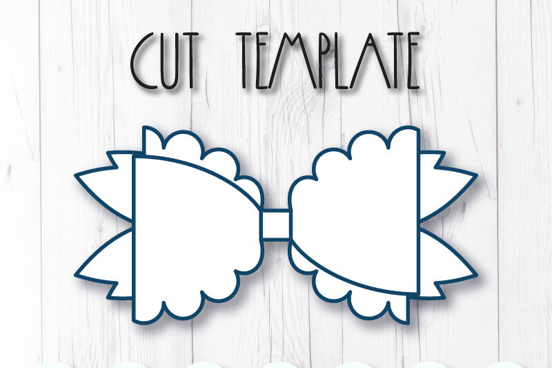 Printable Hair Bow Template Pdf Printable World Holiday