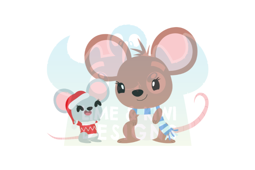 Christmas Woodland Animals Clipart - Lime and Kiwi Designs By Lime and ...