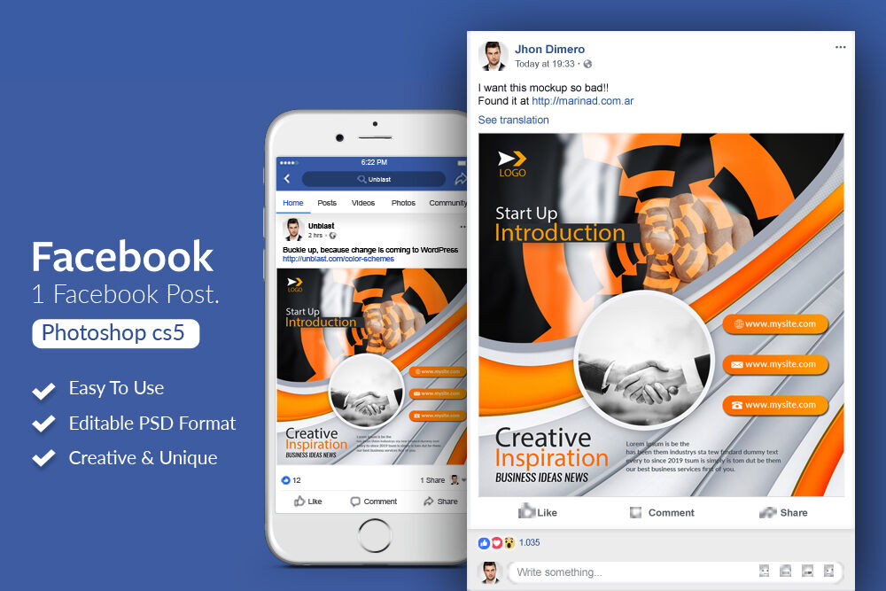 Business Facebook Post Banner By Designhub TheHungryJPEG