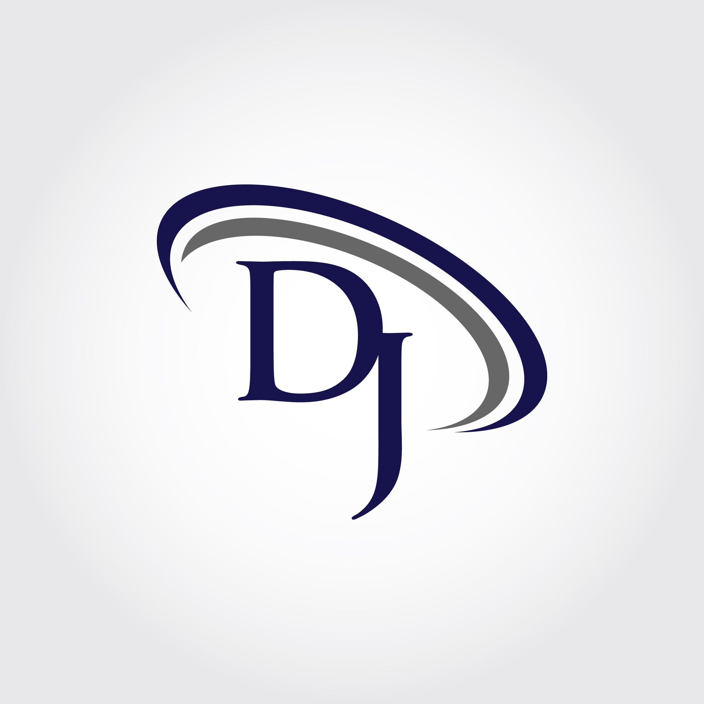 Monogram DJ Logo Design By Vectorseller TheHungryJPEG