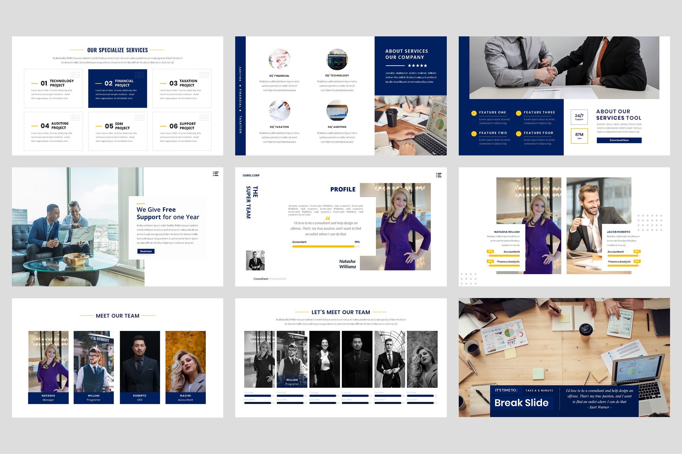 Consulting Slide Deck Template