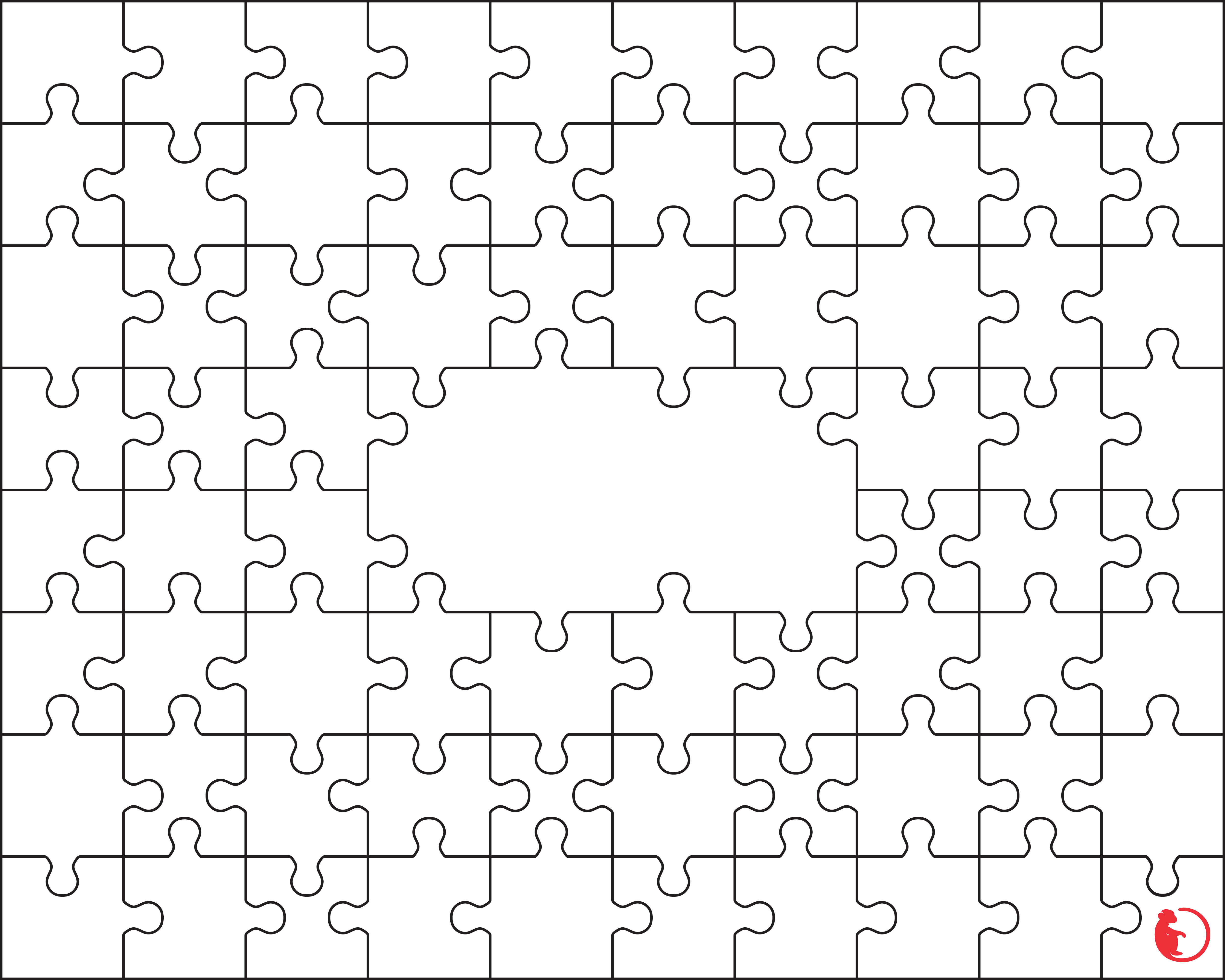 Cutting File Svg White Jigsaw Puzzle Pack High Quality Digital Files 