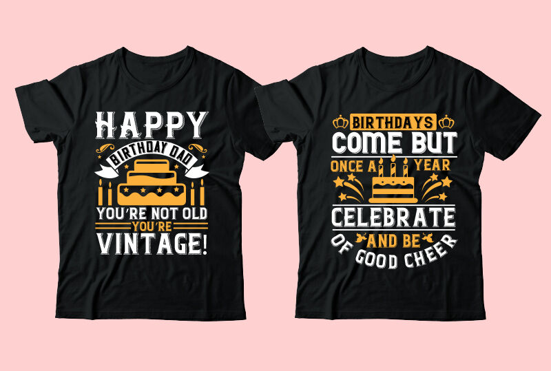 15 Editable Birthday Tshirt Design Bundle By Srbesu TheHungryJPEG