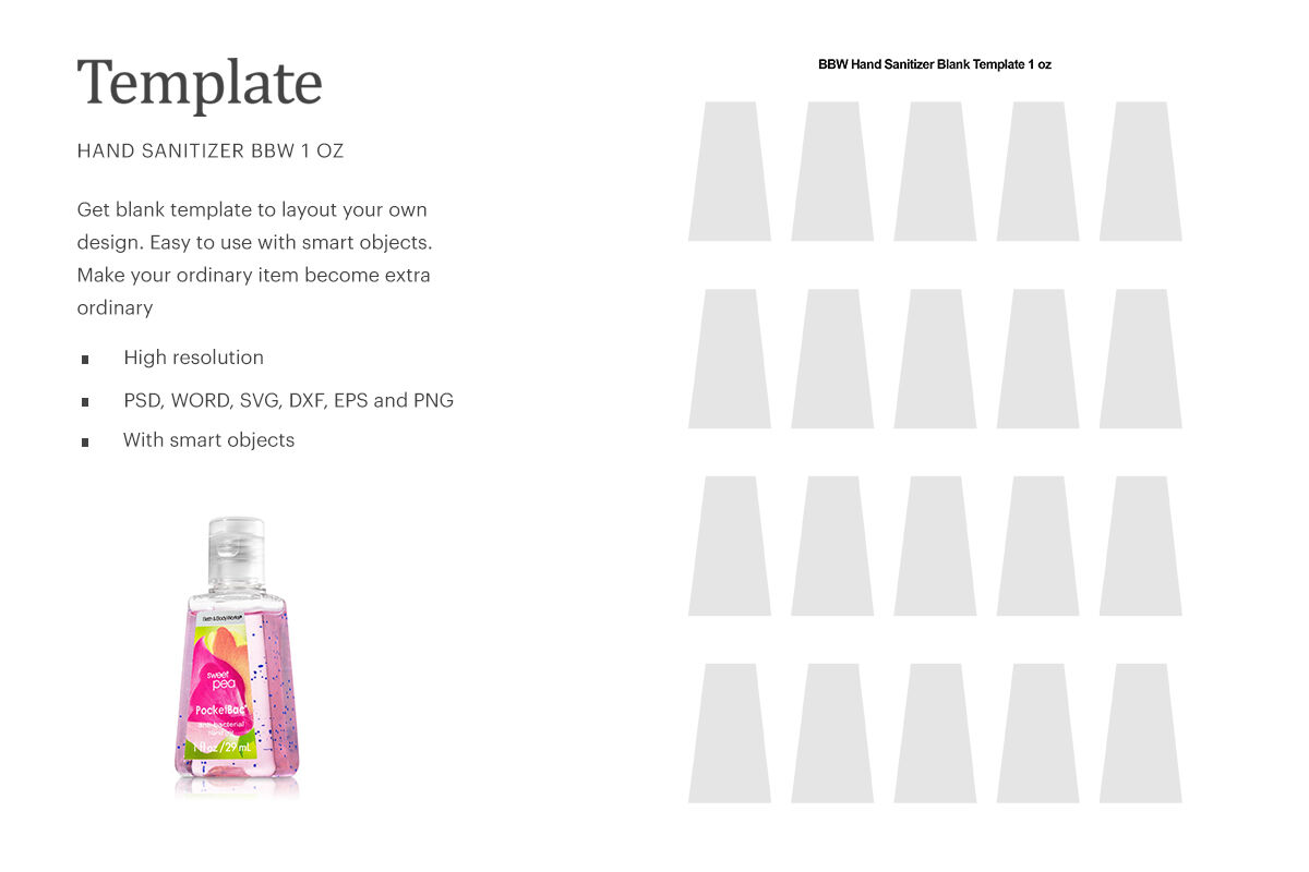Hand Sanitizer Blank Label Silhouette Studio Cricut Silhouette By 