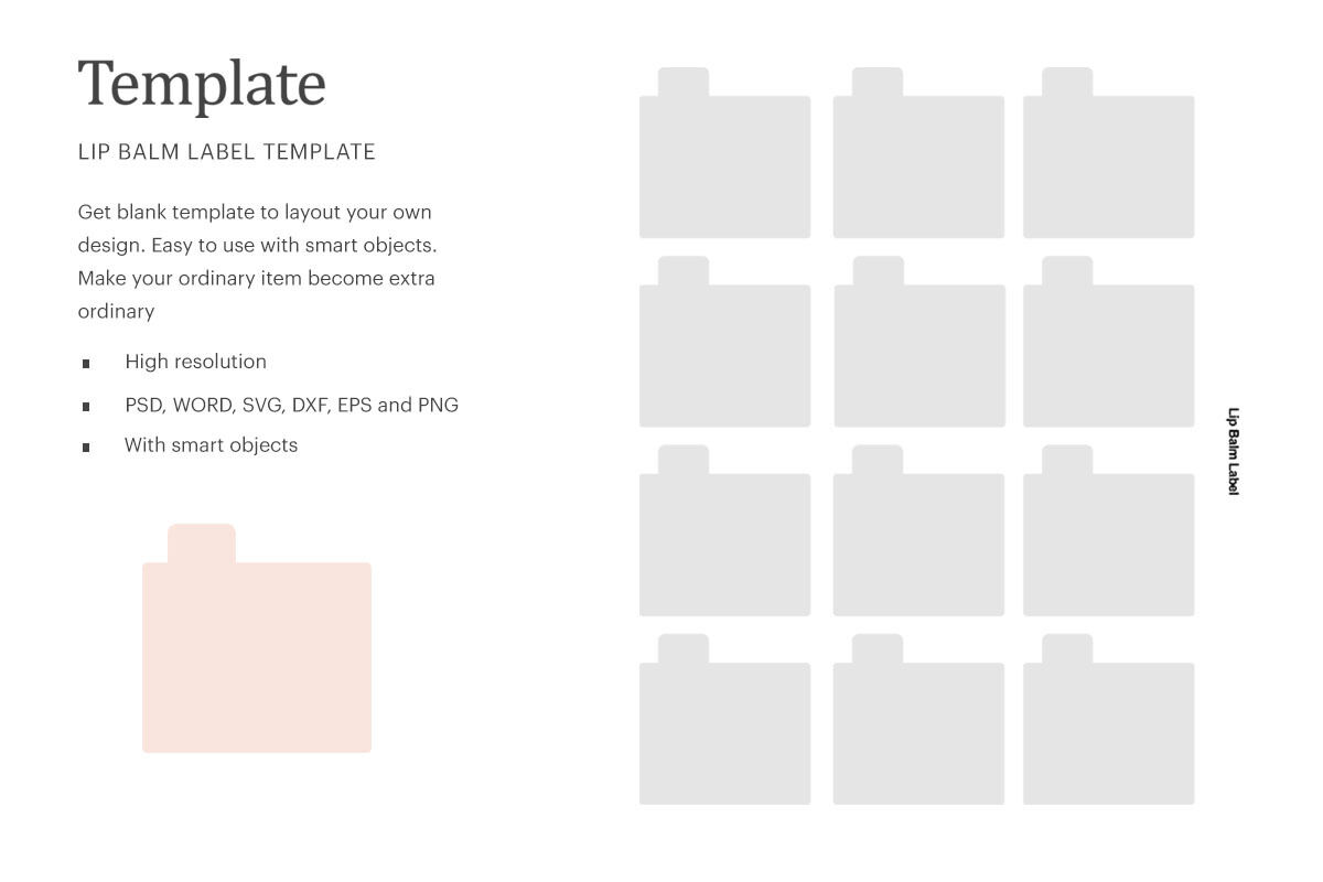 Free Chapstick Label Template