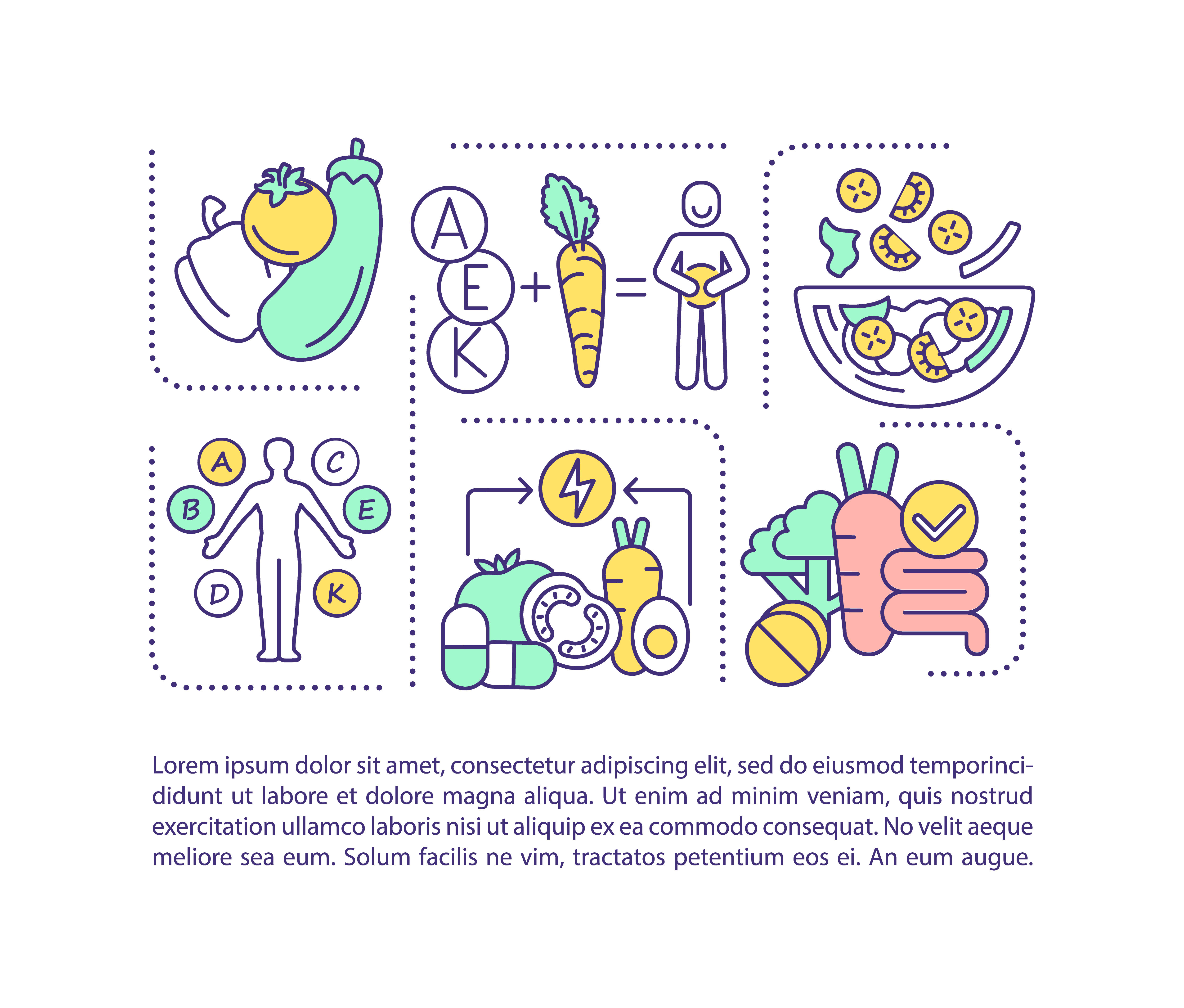 Healthy eating concept icon with text By bsd studio | TheHungryJPEG