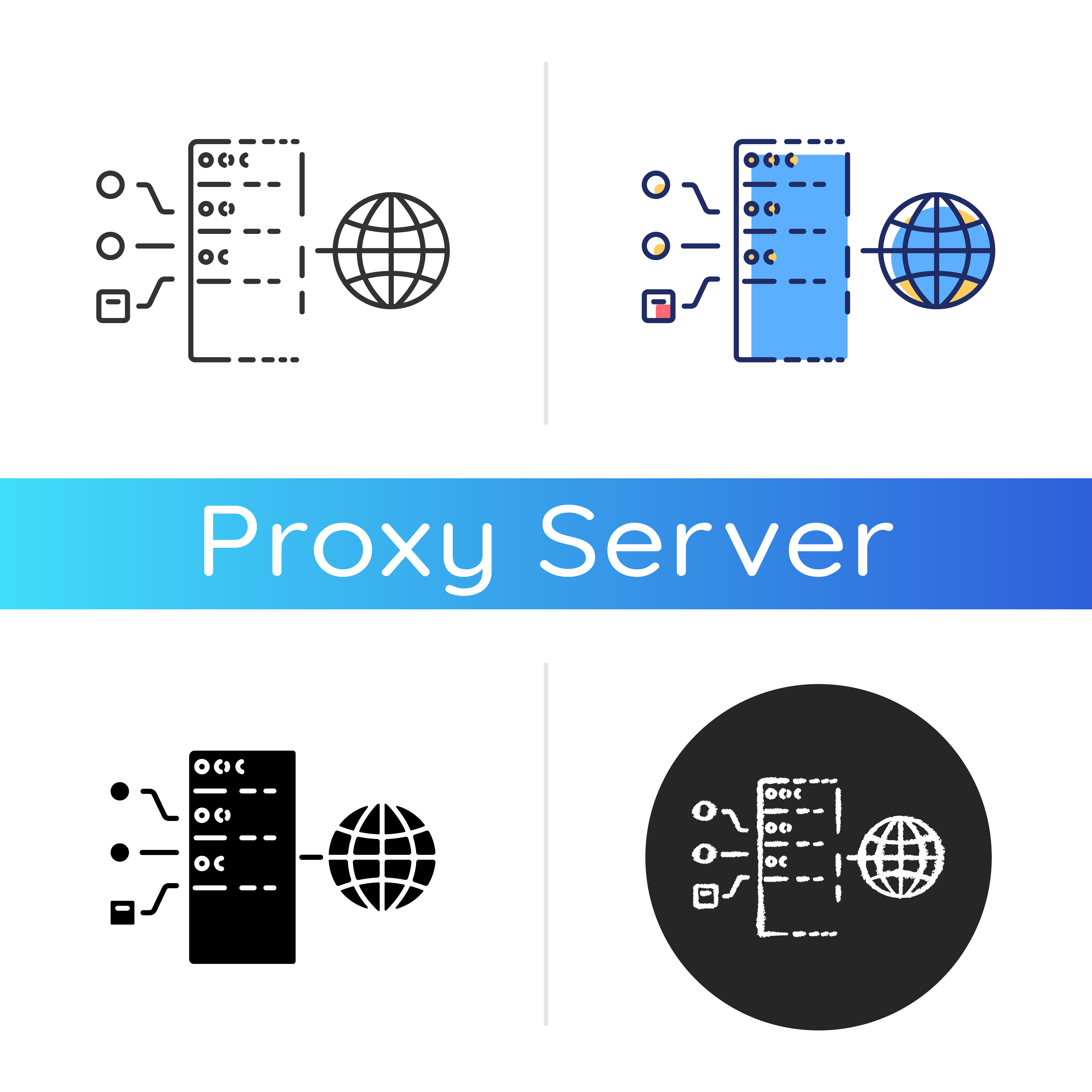 Transparent proxy icon By bsd art factory | TheHungryJPEG