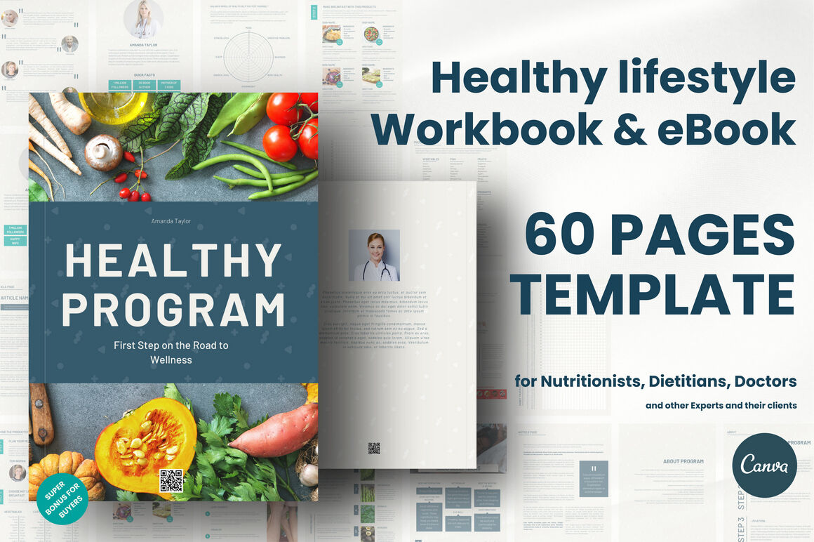 Healthy Lifestyle Plan Template Healthy Program Template By Handy