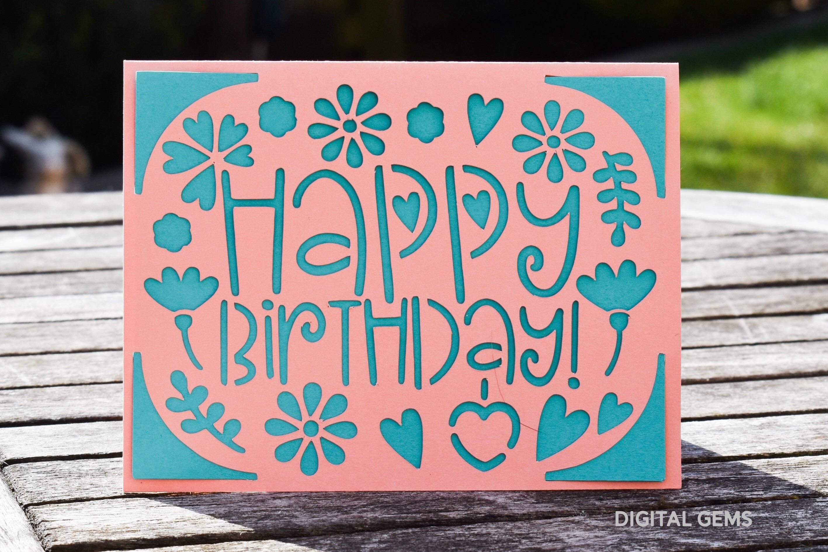 Birthday Card Design By Digital Gems TheHungryJPEG