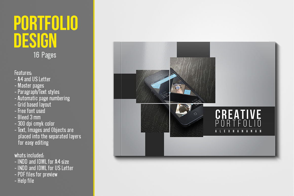 Portfolio Design By Top Design TheHungryJPEG