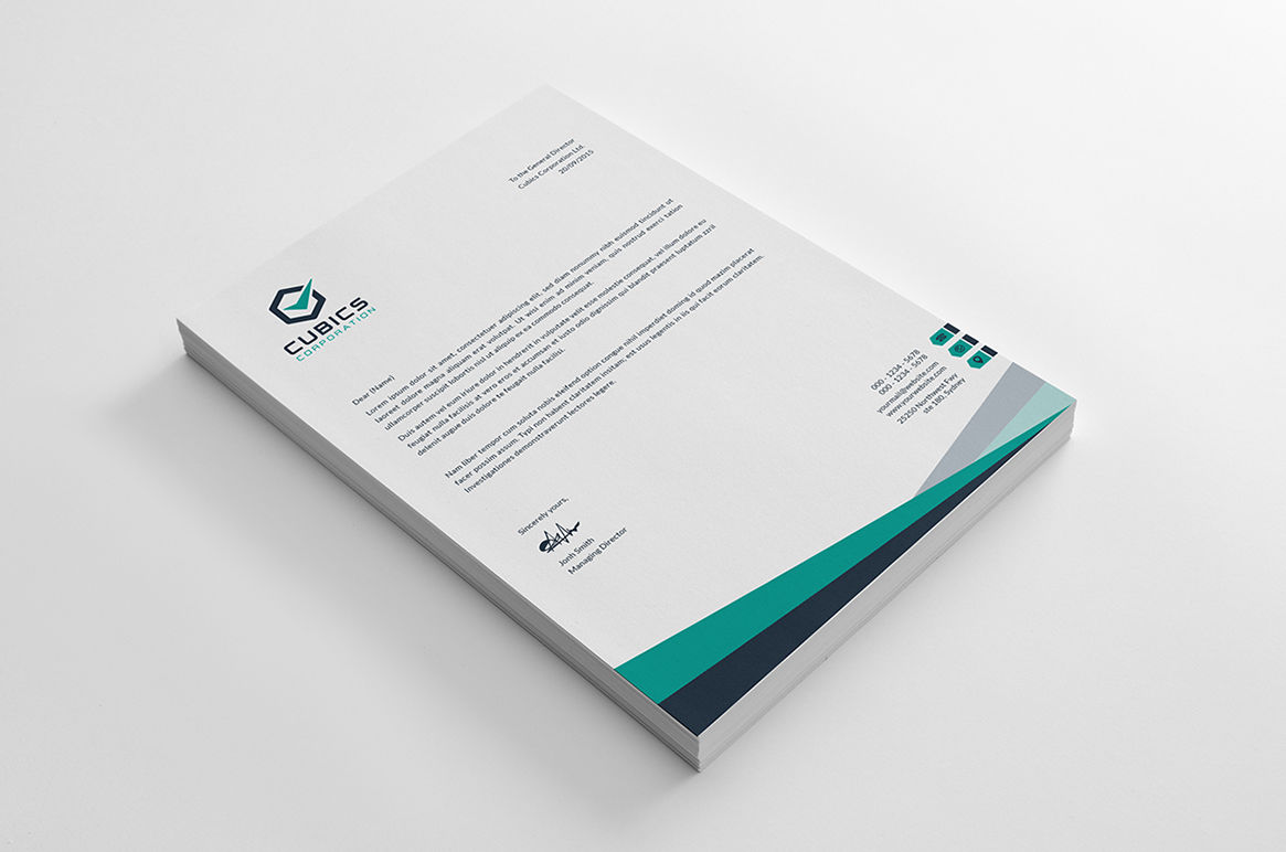 Modern Corporate Identity / Stationery By CraftLabSVG | TheHungryJPEG Modern Corporate Identity / Stationery By CraftLabSVG | TheHungryJPEG