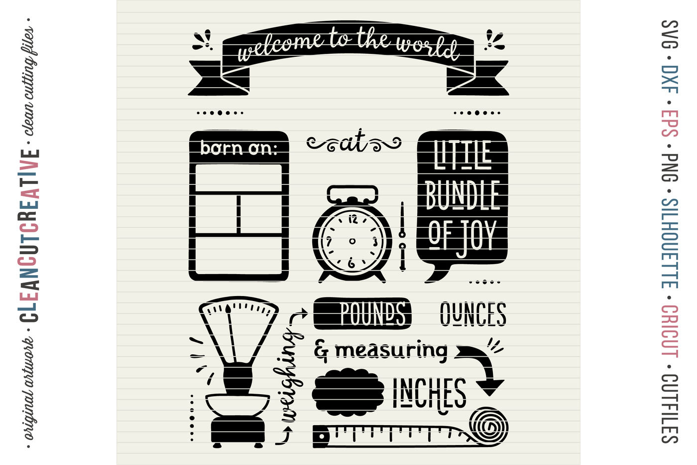 Free Birth Stats Template Svg FREE PRINTABLE TEMPLATES
